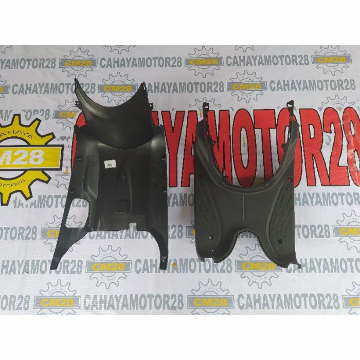 Jual Cover Body Dek atas bawah Bordes Pijakan kaki+Dek Kolong Scoopy karbu | Shopee Indonesia