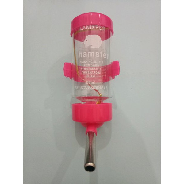 Jual botol minum 80 ml hamster mencit tikus hewan peliharaan aksesoris ...