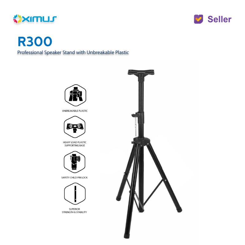 Jual STAND SPEAKER TRIPOD BAHAN TEBAL BESI | Shopee Indonesia