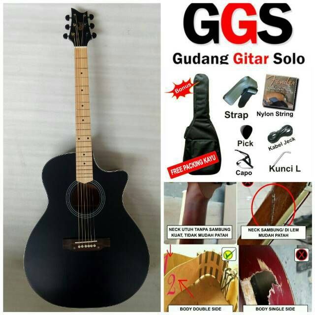 Jual Promo Gitar Akustik merek Cort Akustik elektrik tuner digital ...