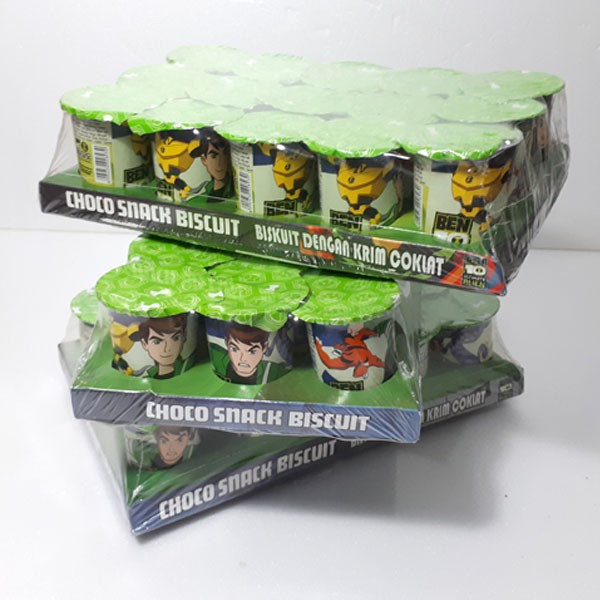 Jual Ben10 Chocolate Snack Biscuit Mini | Shopee Indonesia