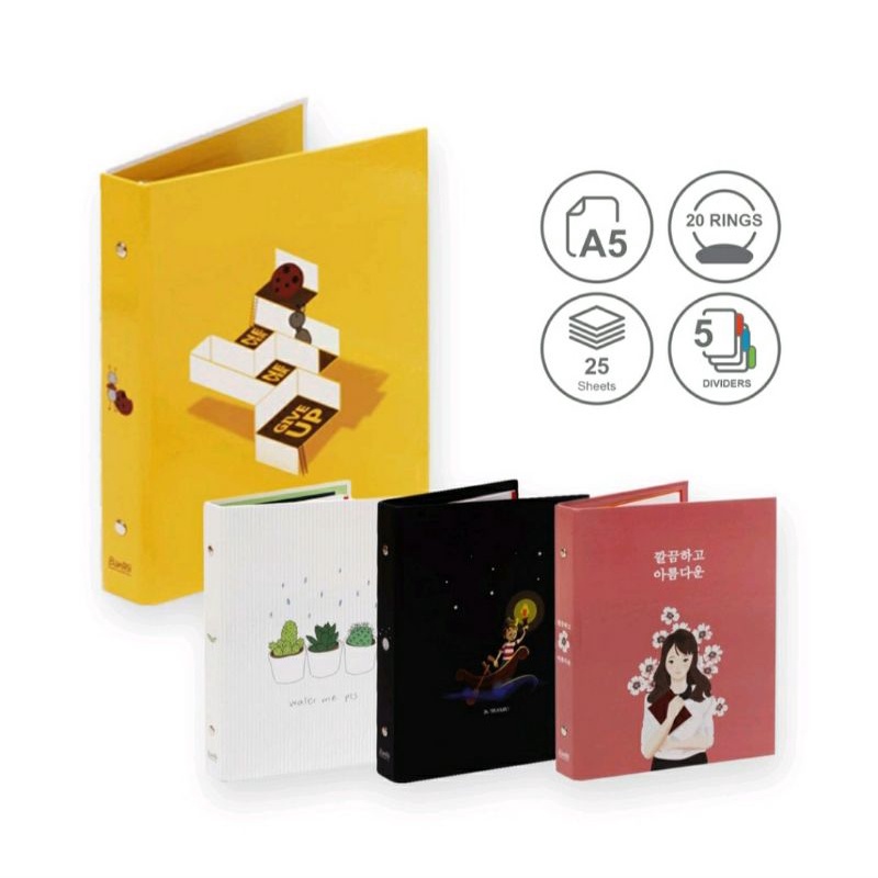 Jual Bantex Multiring Binder Fancy A5 20 Ring Bantex Binder | Shopee ...