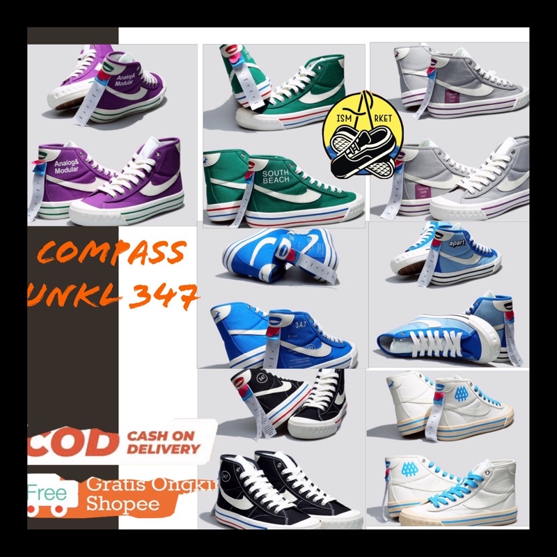 Jual [Original] Compass Retrograde Hi Unkl 347 | Shopee Indonesia