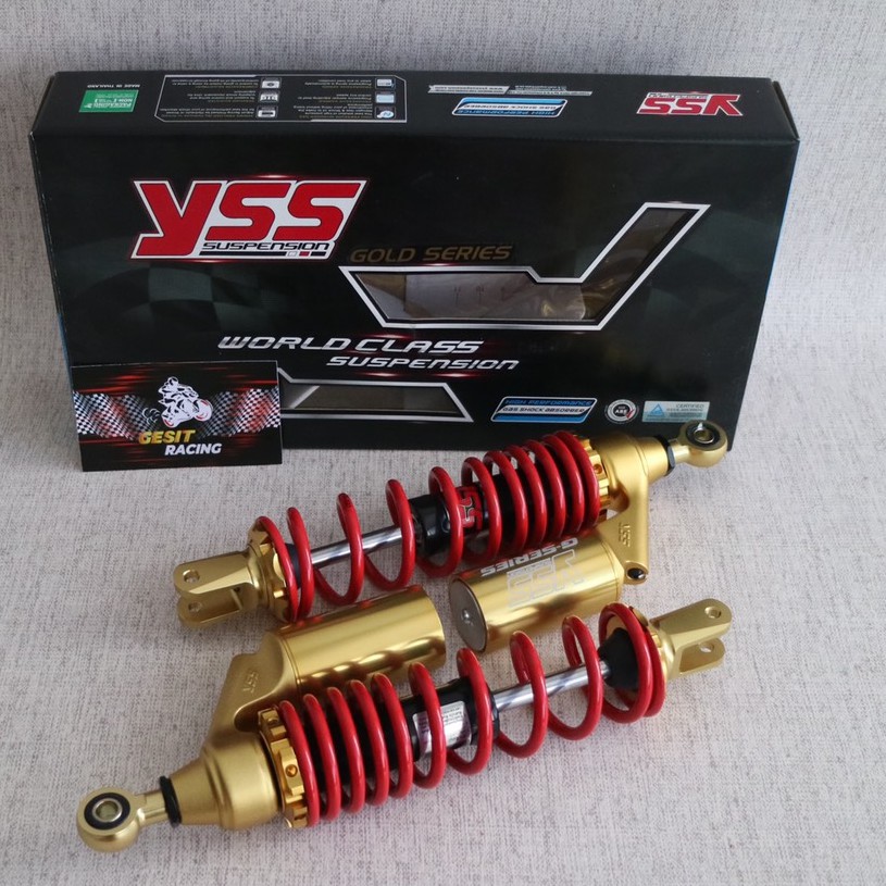Jual Shockbreaker YSS New G Plus Gold Series 335 MM Nmax 155 Original Thailand - RED / MERAH ...