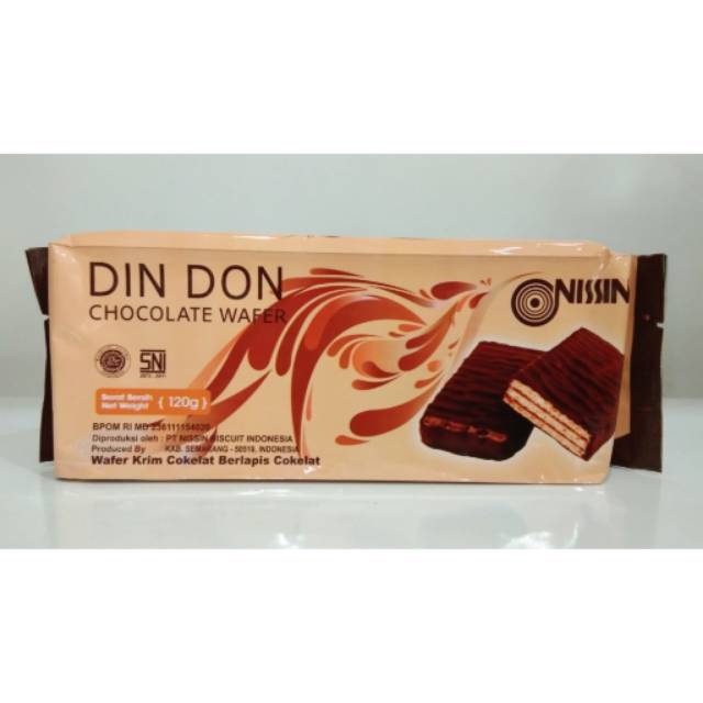Jual Nissin Din Don Chocolate Wafer 120 gr | Shopee Indonesia