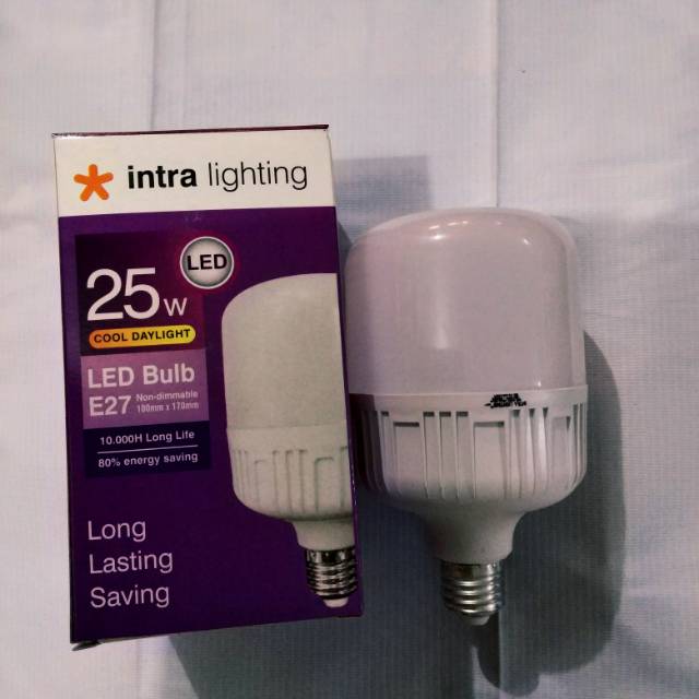 Jual Bohlam lampu LED bulb murah Intra 25 watt | Shopee Indonesia