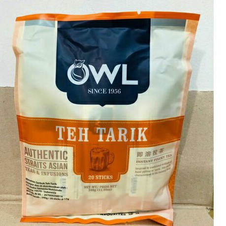 Jual owl teh tarik import ( isi 20 stick ) | Shopee Indonesia