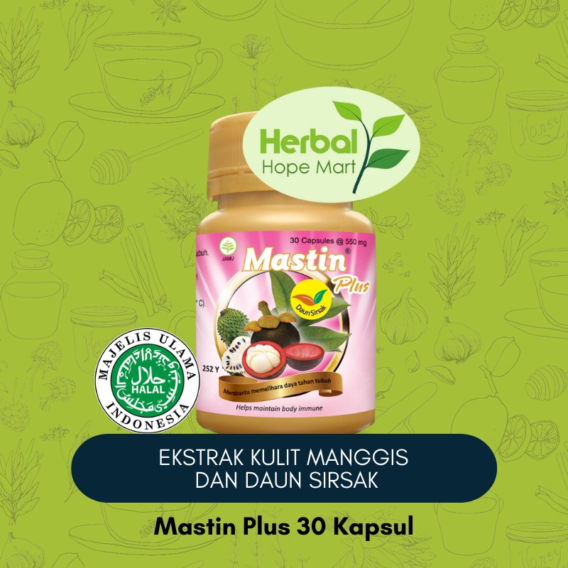 Jual Mastin Plus 30 Kapsul - Ekstrak Kulit Manggis Dan Daun Sirsak ...