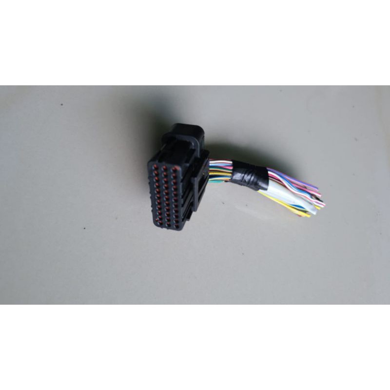 Jual kabel soket wiring harness ecu ecm pin 33 original honda fi new ...