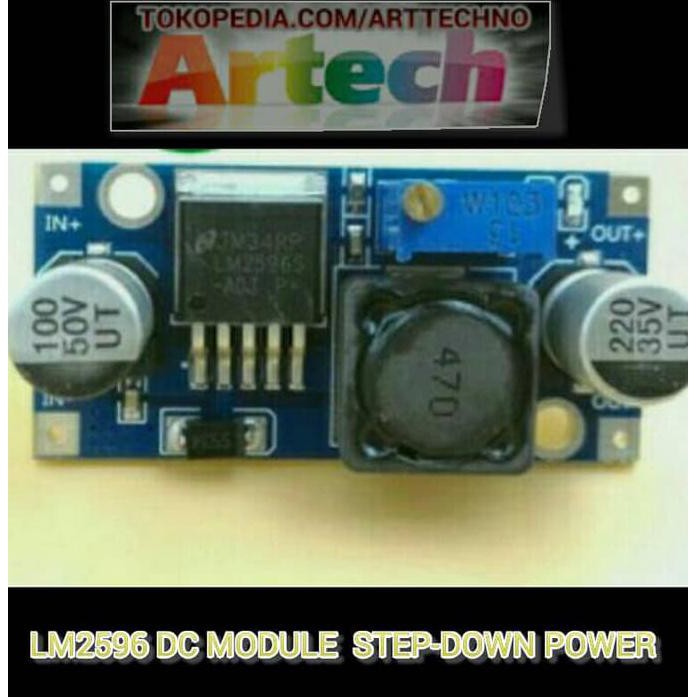 Jual LM2596S DC MODULE STEP-DOWN POWER LM2596 BERGARANSI | Shopee Indonesia