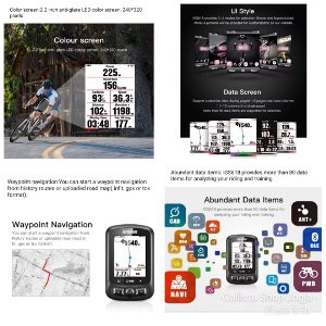 Jual GPS Cyclo Computer iGPSport IGS 618 Display Warna Model Terbaru ...