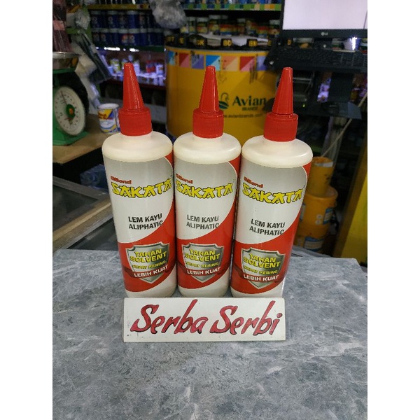Jual (SAKATA 500GR) Lem kayu aliphatic tahan solvent Qbond brand ...