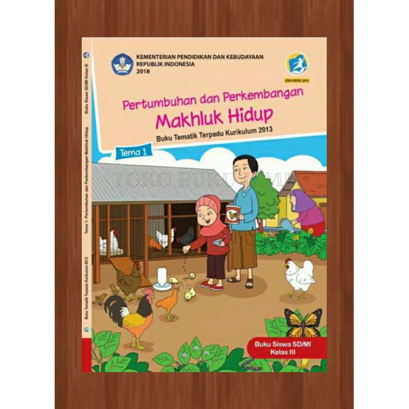 Jual Tematik SD Kelas 3 Tema 1 "Pertumbuhan dan Perkembangan Mahluk Hidup" | Shopee Indonesia