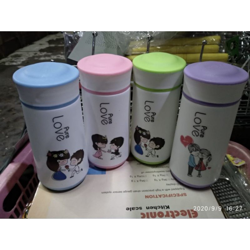 Jual Botol Air Minum Panas & Dingin 350ml/Botol Pure Love 350ml ...