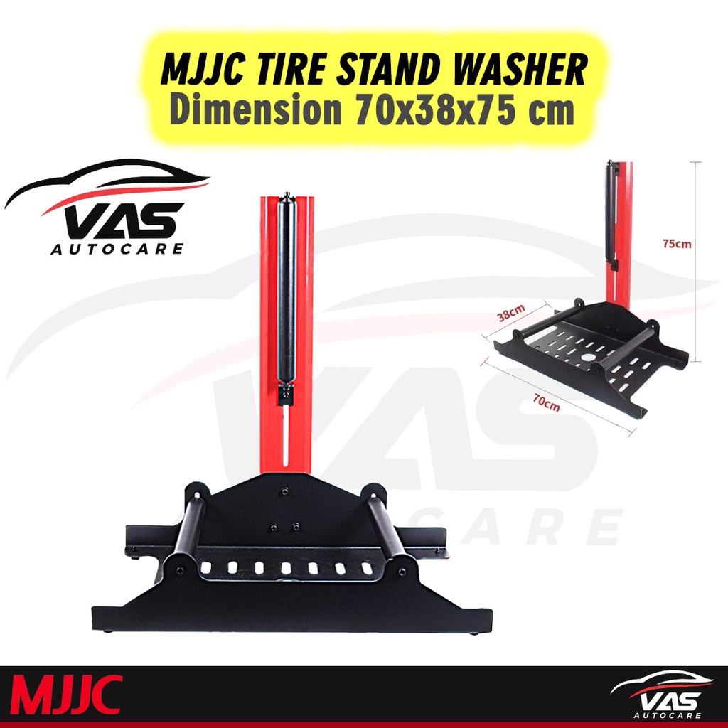 Jual MJJC Wheel Tire Stand Roller Washer Tatakan Cuci Ban Velg Mobil ...