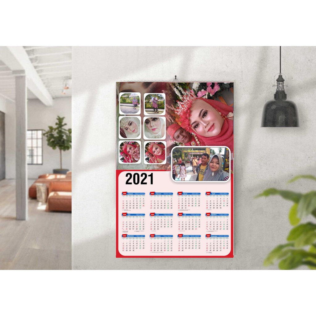 Jual CETAK KALENDER DINDING CUSTOM MURAH CUSTOM FOTO | Shopee Indonesia