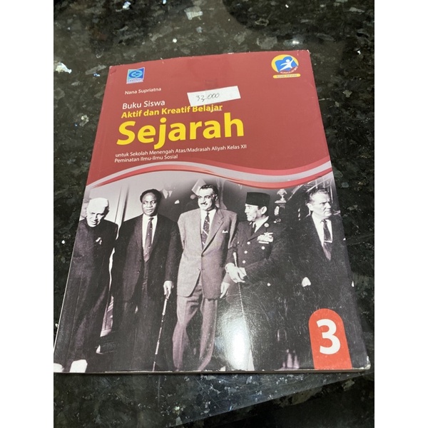 Jual SEJARAH Kelas 12 XII SMA 3 GRAFINDO, Kurikulum 2013 Revisi, Nana Supriatna | Shopee Indonesia
