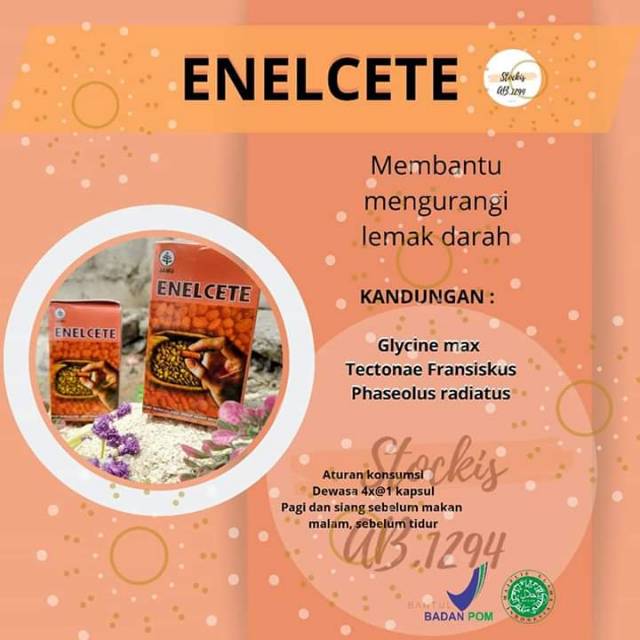 Jual Enelcete nasa/lecitin/mengurangi lemak darah/obat segala penyakit ...