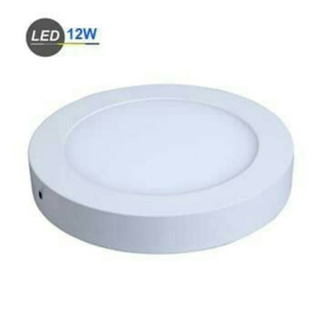 Jual Lampu downlight led panel OB bulat 12watt outbow 12 w round 12 watt | Shopee Indonesia