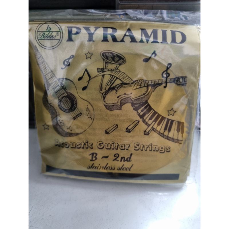 Jual Senar Gitar Pyramid Gold no 2 isi 1 Lusin | Shopee Indonesia