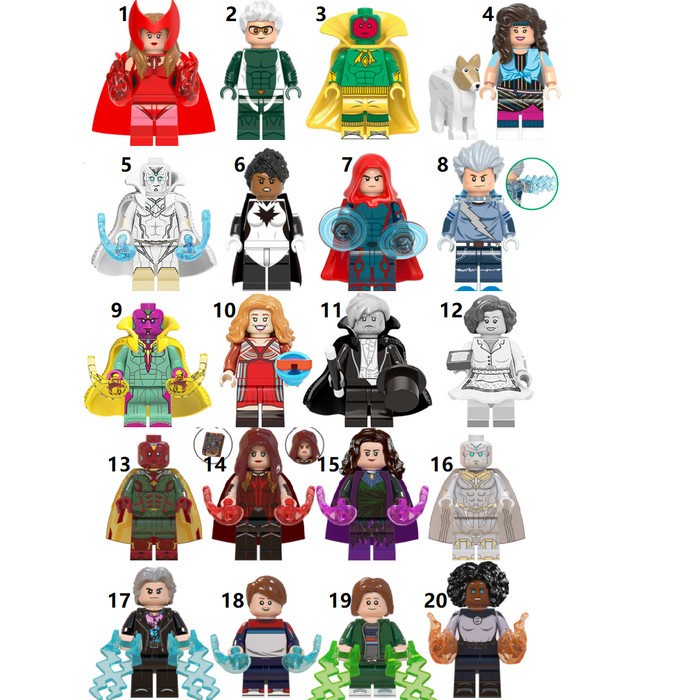 Jual Marvel Wanda Vision Scarlet Witch Spectrum Speed Wiccan Monica ...