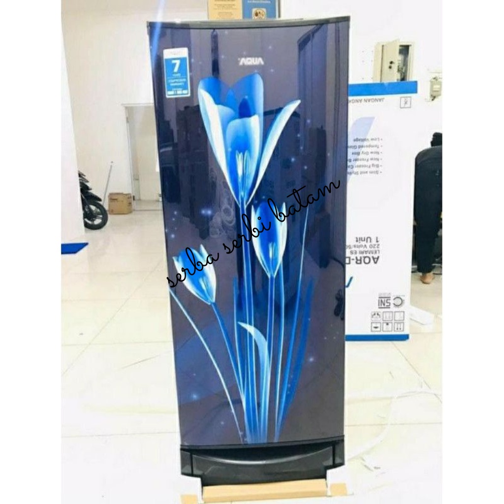 Jual Kulkas 1 pintu model bunga AQUA AQR-D190 LK/LB BATAM | Shopee ...
