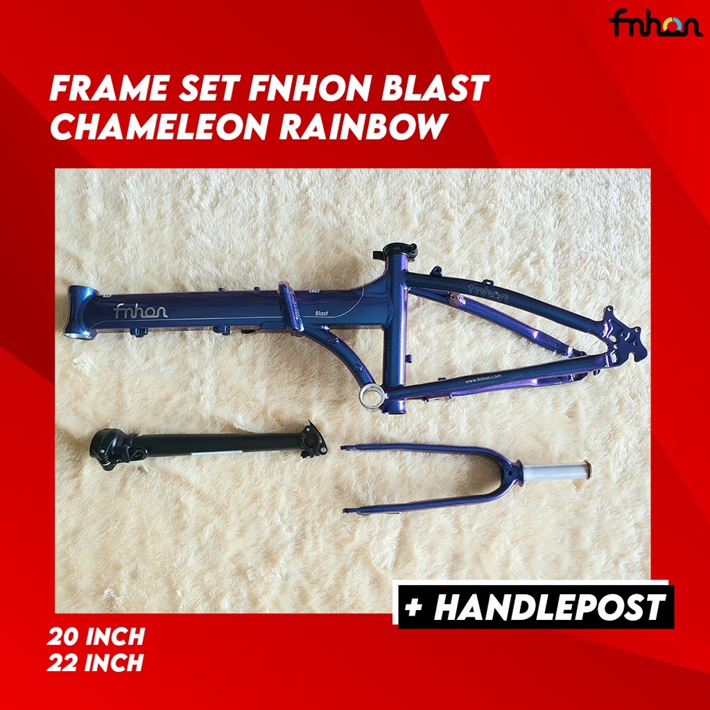 Jual FRAME SET FNHON BLAST 20 22 INCH CHAMELEON Discbrake Original ...