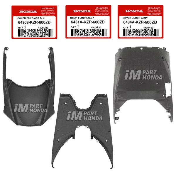 Jual 64308-KZR-600ZB 6431A-KZR-600ZD 6434A-KZR-600ZB Cover Lumpur Front Lower Lantai Step Floor ...