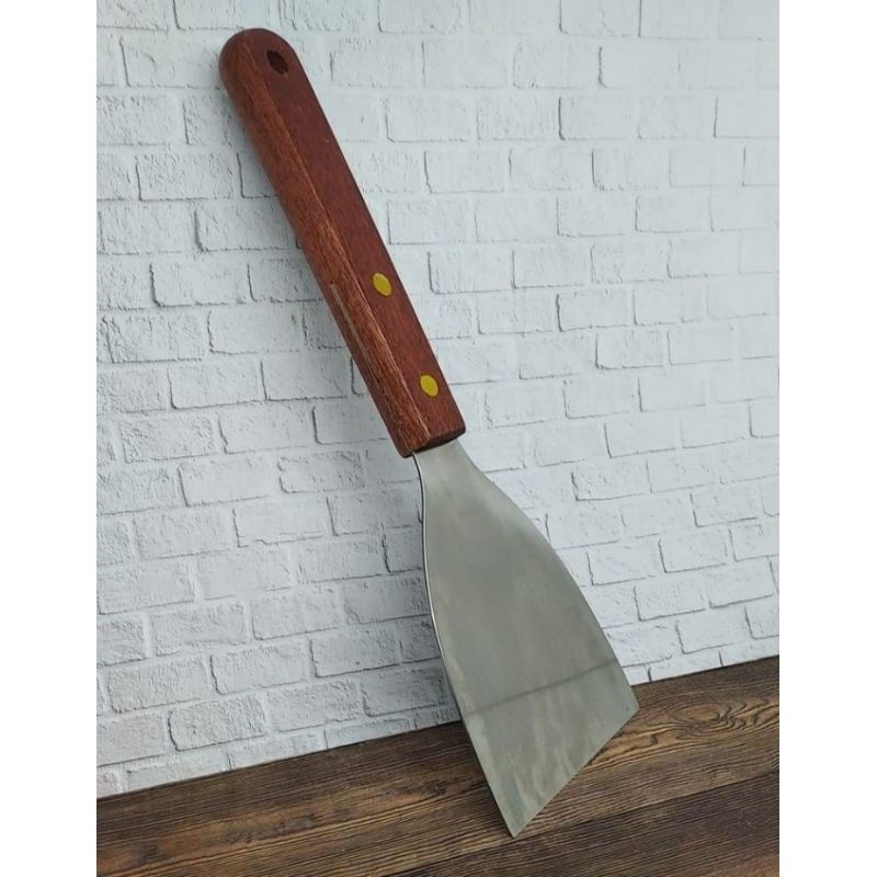 Jual SPATULA MARTABAK TEBAL/ PISAU ROTI STAINLESS/ KAPE ROTI BAKAR ...