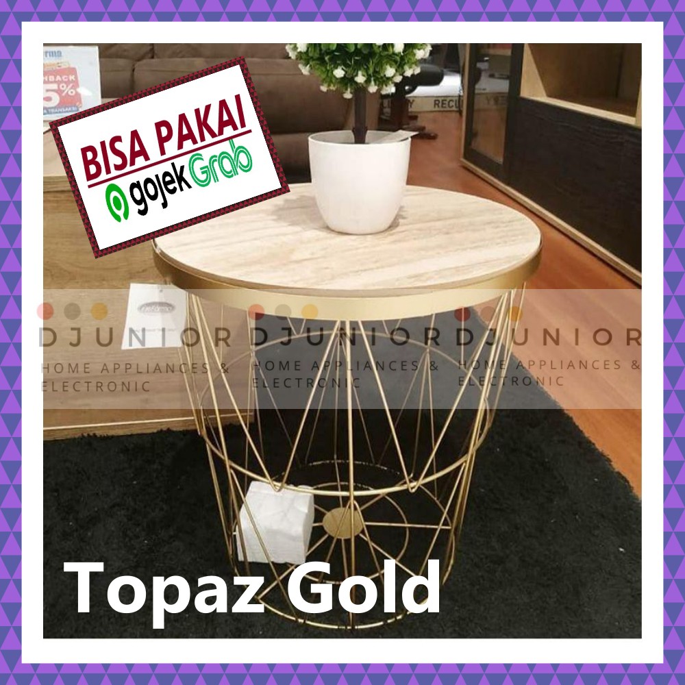 Jual TOPAZ TOBY TIERRA TIFFANY/ MEJA TAMU KOPI SUDUT CAFE / COFFEE ...