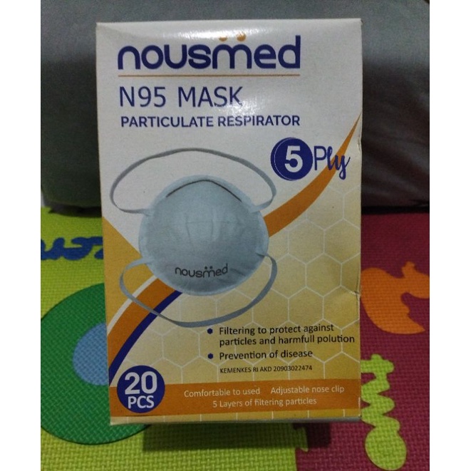 Jual PROMO MASKER MEDIS N95 NOUSMED (5PLY) - ISI 20 PCS | Shopee Indonesia