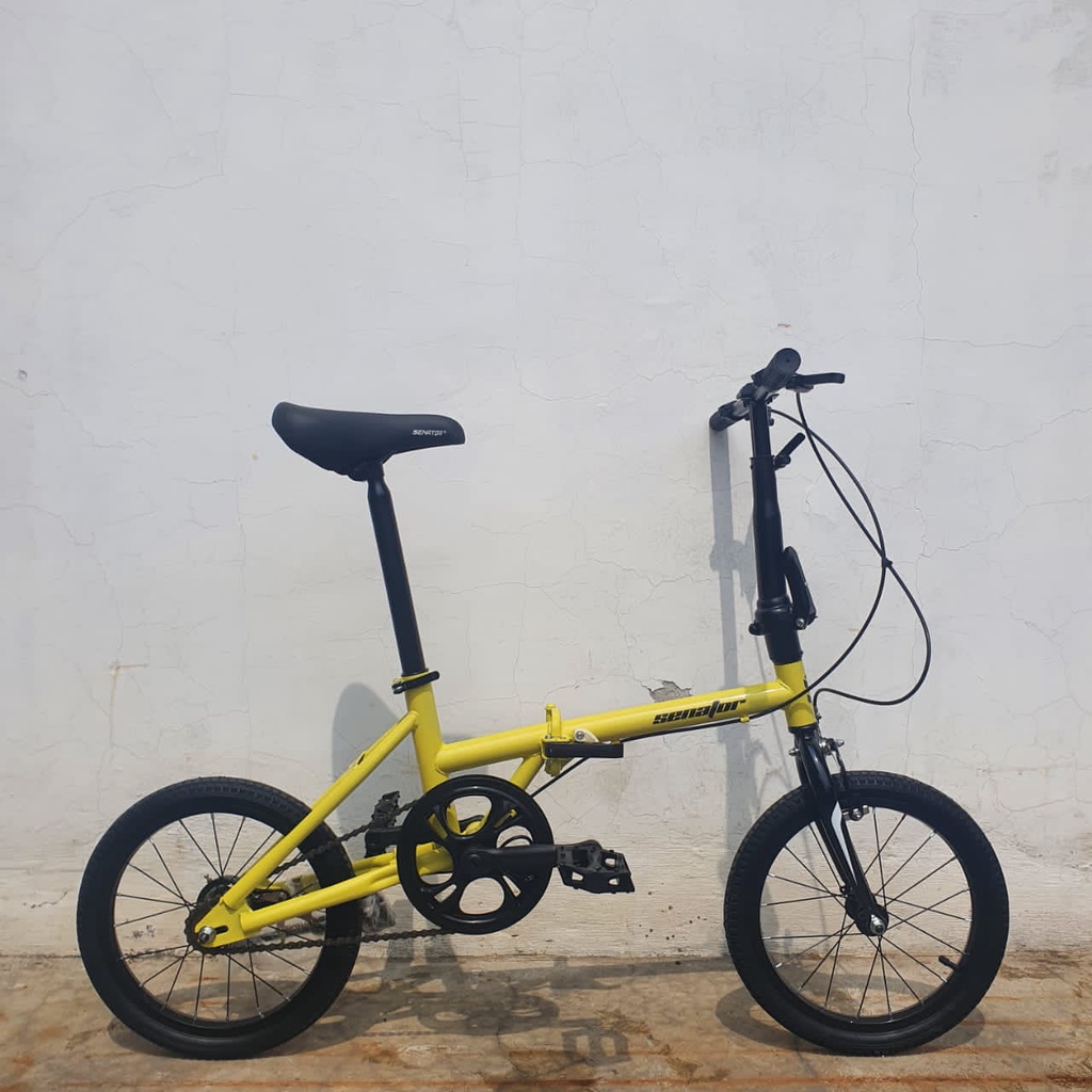 Jual Sepeda Lipat 16 Inch Senator | Shopee Indonesia