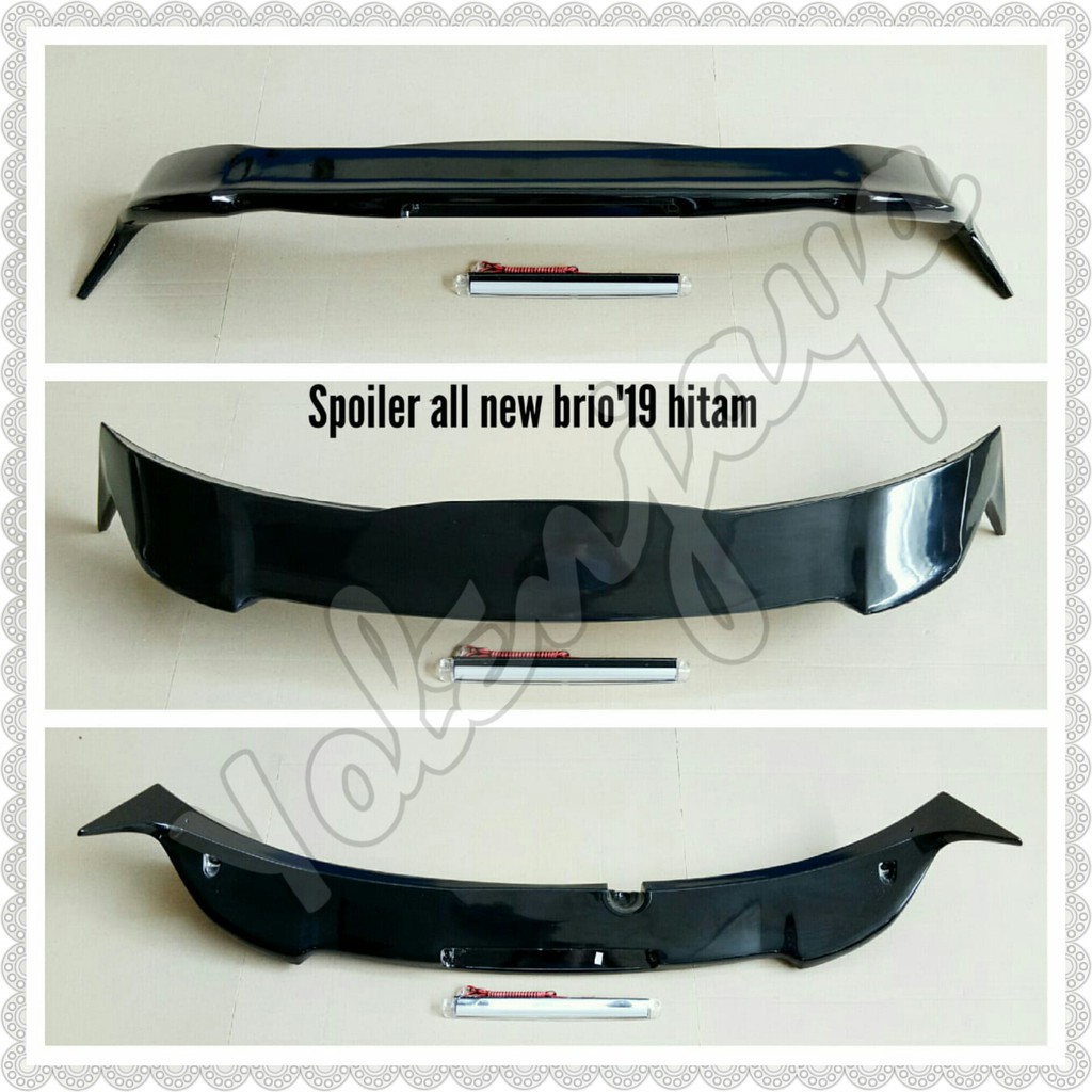 Jual Spoiler All New Brio 2019 Hitam | Shopee Indonesia