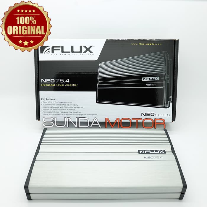 Jual Flux Neo 75.4 - Power 4Chanel (Barang Original & Ready Stock) | Shopee Indonesia