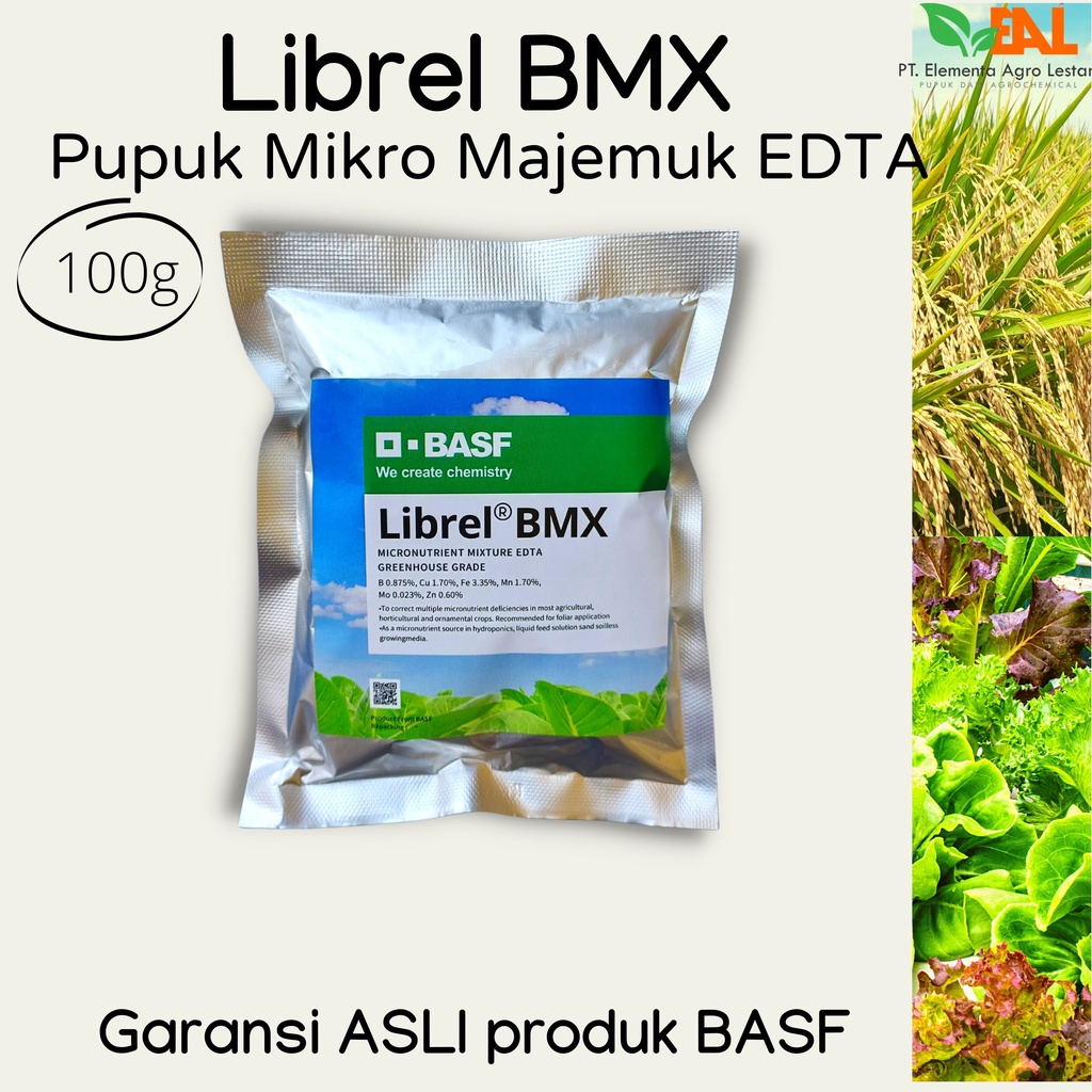 Jual Pupuk Mikro Librel BMX hidroponik grade 100 gr | Shopee Indonesia