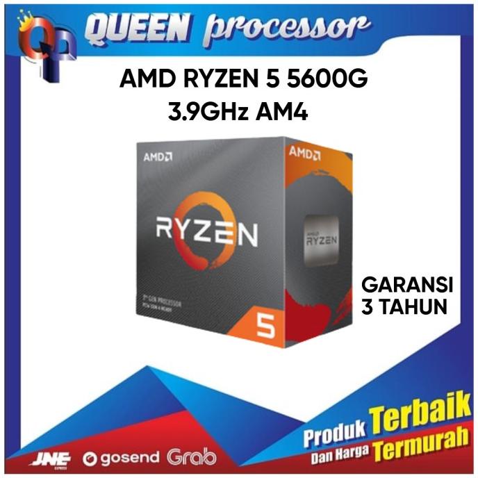 Jual AMD Ryzen 5 5600G 3.9GHz 6 CPU cores 12 threads 7 GPU cores BOX ...