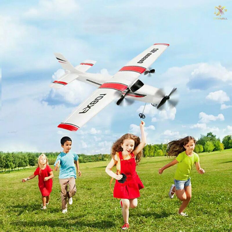 Jual pesawat remote control FX801cessna 182 ready to fly | Shopee Indonesia