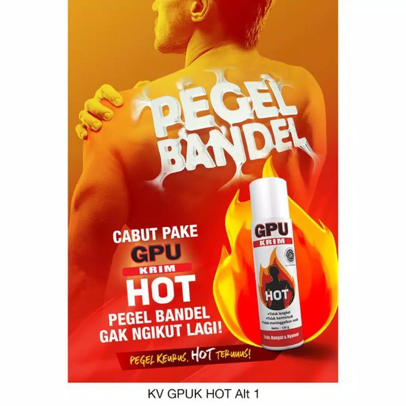 Jual GPU KRIM HOT 120g | Shopee Indonesia