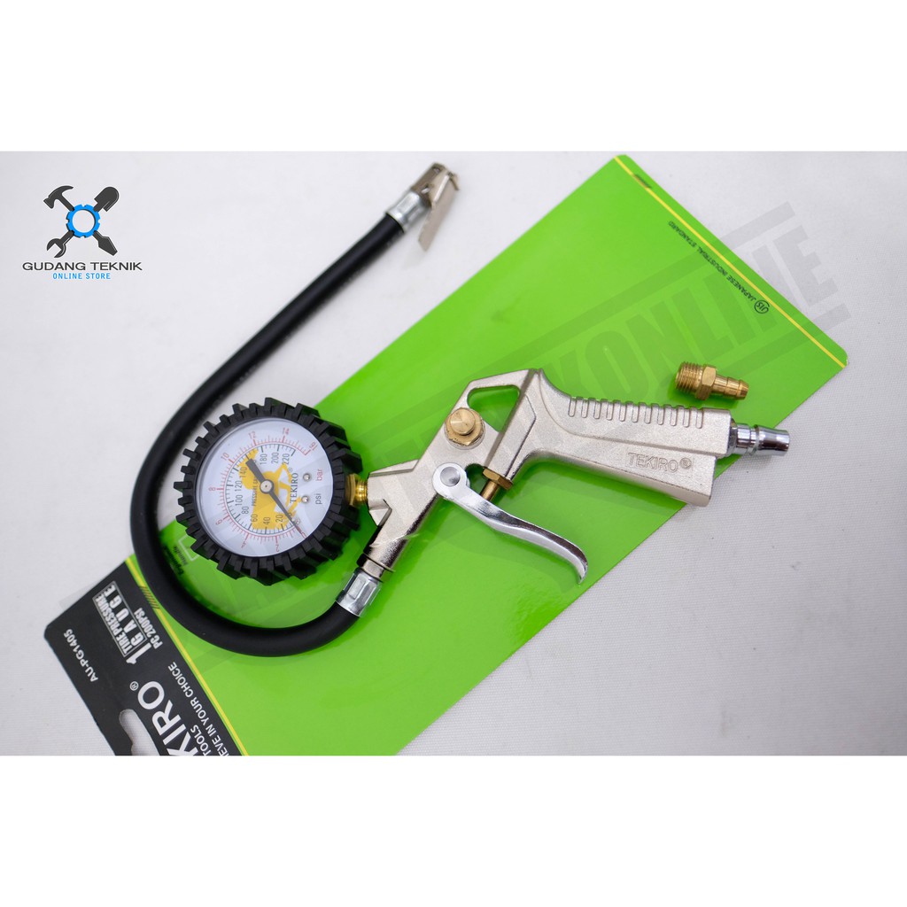 Jual Tire Inflating Gun Alat Pengisi Dan Ukur Tekanan Ban TEKIRO ...