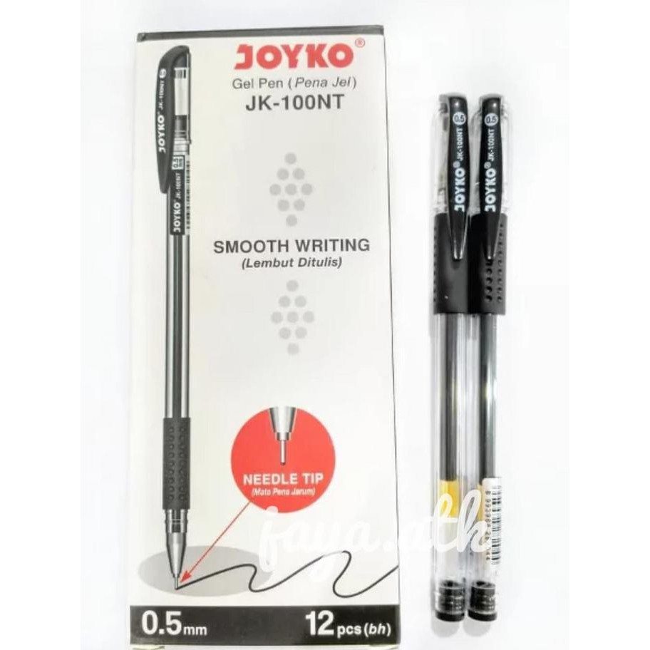 Jual Pulpen - Bolpen Pen Joyko Gel JK 100 NT dan JK 100 (Per 12 Pcs) | Shopee Indonesia