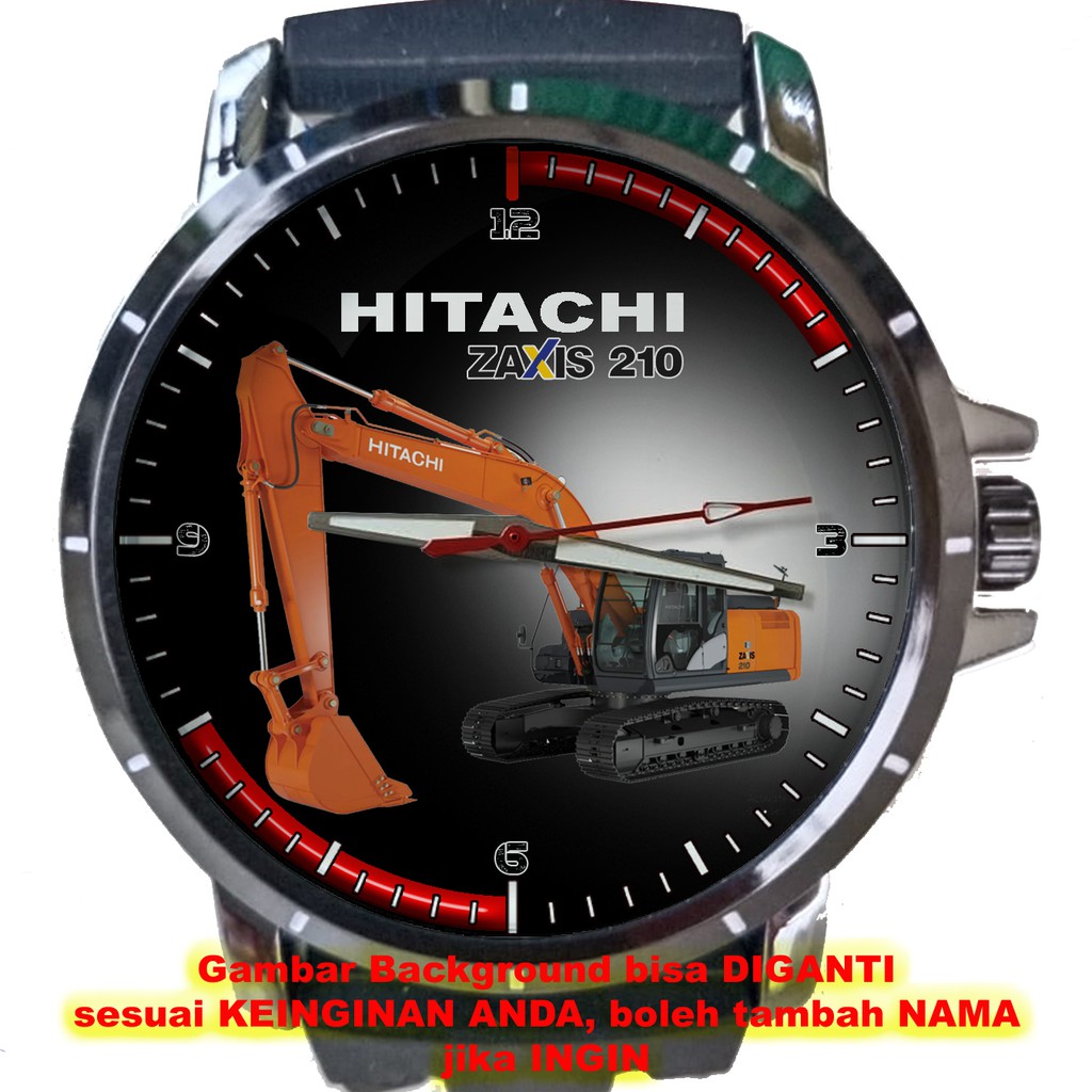 Jual HITACHI ZAXIS 210 art 3 Jam Tangan Pria Background STIKER DOANG ...