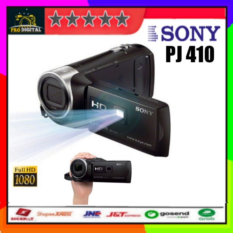 Jual Handycam Sony Pj 410 Full HD-Sony HDR-PJ410 HD Handycam with Built ...