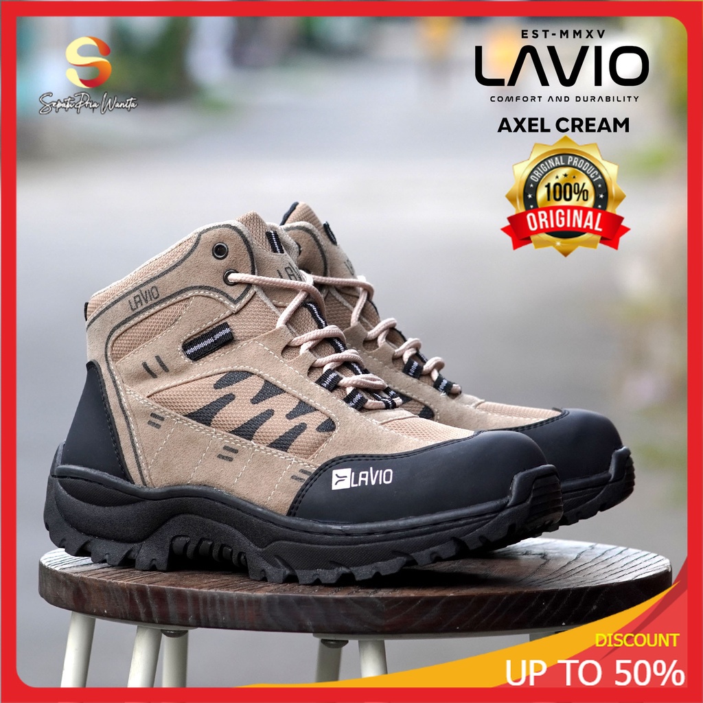 Jual Sepatu Safety Outdoor Anti Slip Full Jahit Model Tinggi Ujung Besi ...