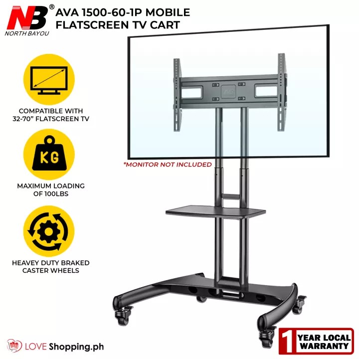 Jual bracket stand tv | STANDING BRACKET tv 2 TIANG | SIZE 32 - 75 inch ...