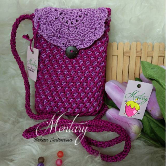 Jual TAS HP RAJUT | Shopee Indonesia