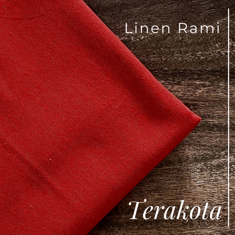 Jual Kain Linen Rami Murah berkualitas Katun Rami per Setengah Meter ...