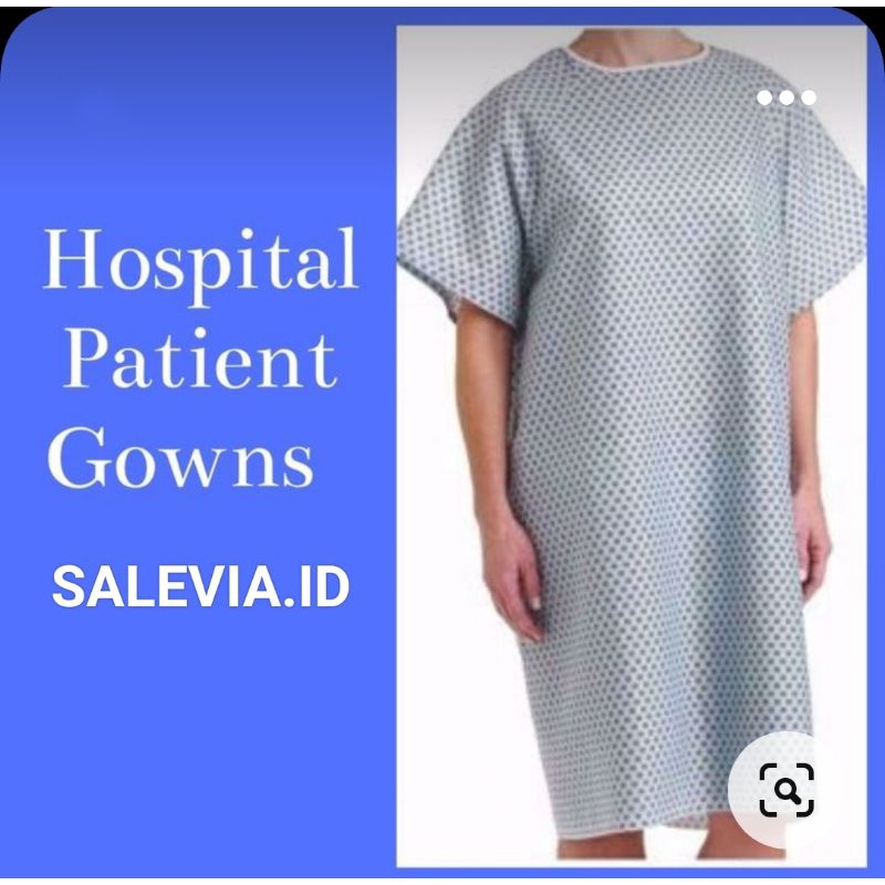 Jual Baju Pasien Rumah Sakit Ikat 3 Tali Belakang| Baju Post Operasi| Baju Melahirkan| Baju ...