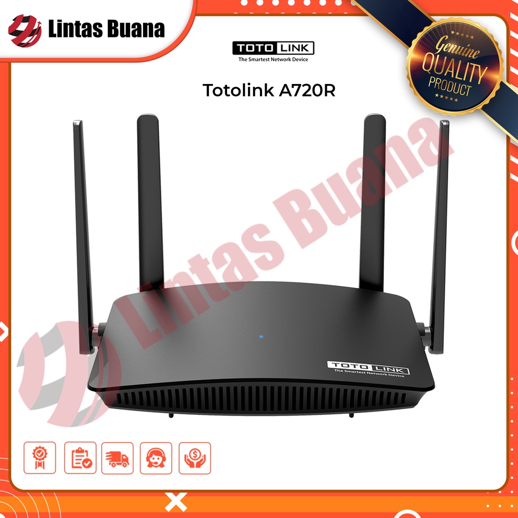 Jual TOTOLINK A720R AC1200 Wireless Dual Band Router | Shopee Indonesia