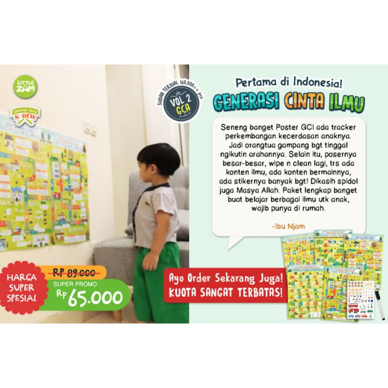 Jual Poster Generasi Cinta Ilmu (ready) | Shopee Indonesia