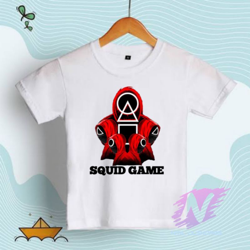 Jual baju squid game kaos anak squad game mobile Netflix | Shopee Indonesia